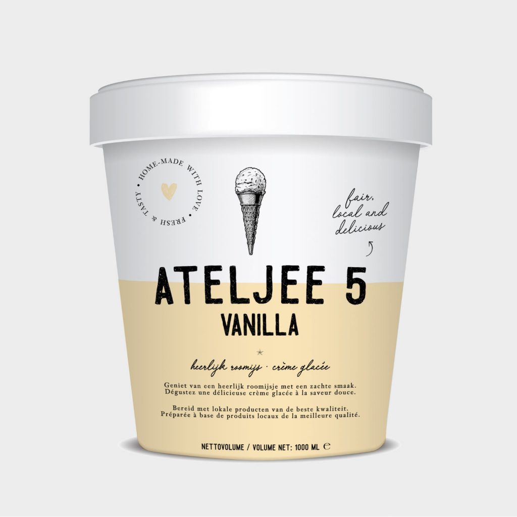 Schepijs 1L vanille - Ateljee5